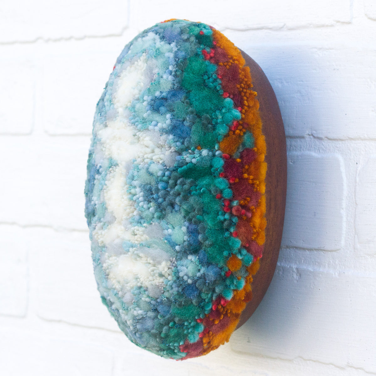 Puff "Loaff" in Vintage Teak Frame | Mountaintop – The Eddy Line Co.