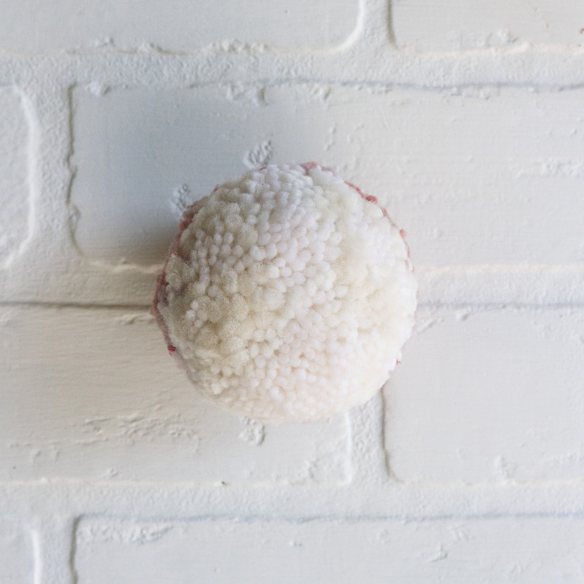 Mini Puff | White with Pink Edges – The Eddy Line Co.